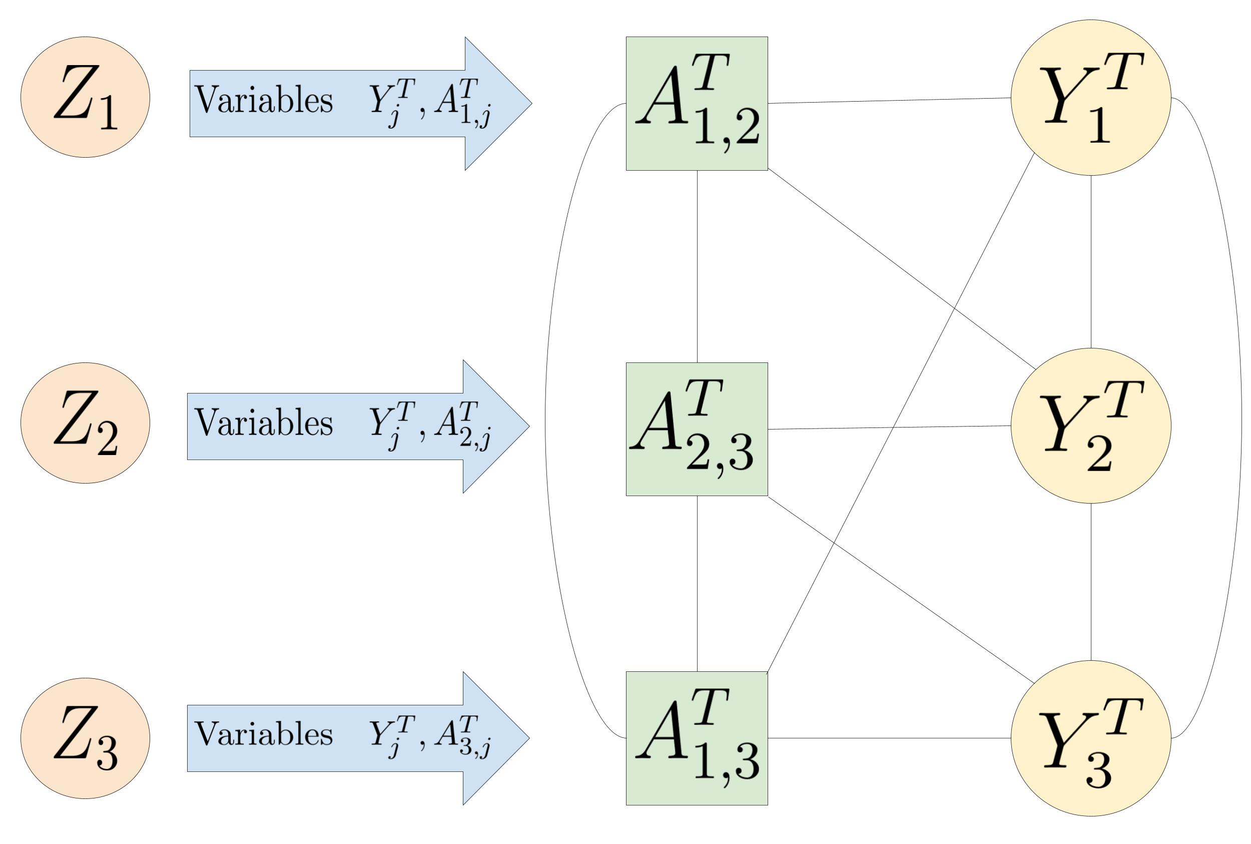 Causal Inference Over Stochastic Networks Mark S Handcock